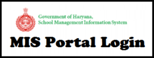 Haryana MIS Portal Login Link - mis.oneschoolsuite.com